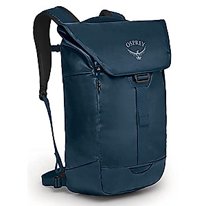 Osprey Transporter Flap Laptop Backpack, Venturi Blue