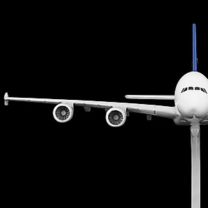 24-Hours Airplane Model Federal A380 Plane Model Alloy Metal Aircraft Model Birthday Gift Plane Models Chiristmas Gift 1:400