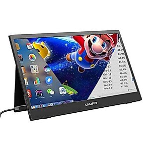 Lilliput UMTC-1400 Portable Ultrathin 14 inch Touch Screen USB Type C Gaming Monitor for PS4 Laptop Phone Xbox Switch Pc