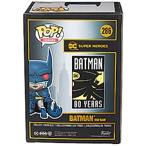 Funko 37253 POP Vinyl: Heroes 80th-Red Rain Batman (1991) Collectible Figure, Multicolour, us one-Size