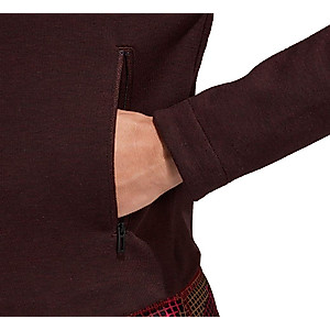 adidas Athletics Heartracer Jacket, Night Red/Black, X-Small