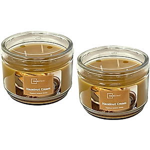 Mainstays 11.5oz Scented Candle 2-Pack (Hazelnut Cream)