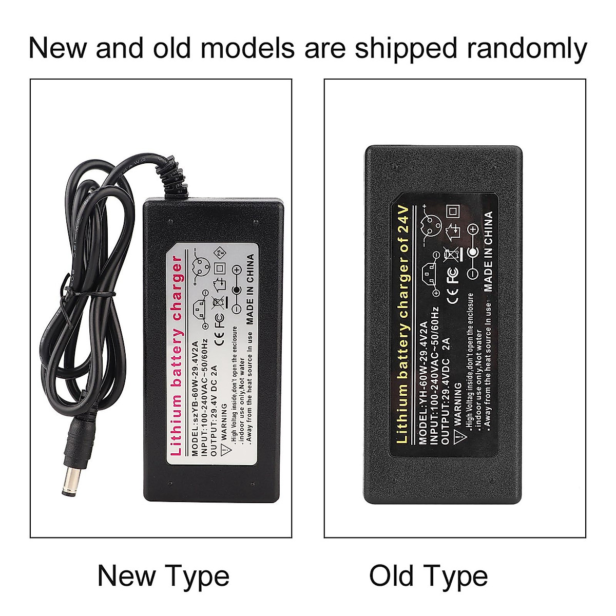 29.4V 2A Adapter, Rechargeable Lithium Battery,Suitable for Battery Packs,Electric Vehicle Batteries,Etc.,with Adapter Cable (USA)