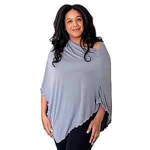 Bamboobies Nursing Cover / Ultra-soft, Lightweight / Multi-use / One Size, Graphite