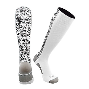 TCK Digital Camo OTC Socks (White, X-Large)