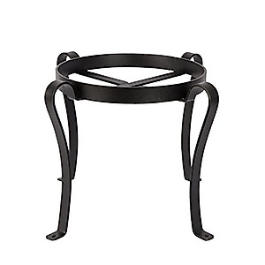 Achla Designs Patio Flower Pot Plant Stand, 12-in H Black
