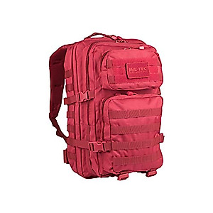 Mil-Tec Military Army Patrol Molle Assault Pack Tactical Combat Rucksack Backpack Bag 36L Signals Red