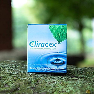 Cliradex Towelettes - Natural Face, Eyelash & Eyelid Cleanser - Wipes for Demodex, Blepharitis, Mgd and Red Irritated Eye Lid - Tea Tree Oil Extract.