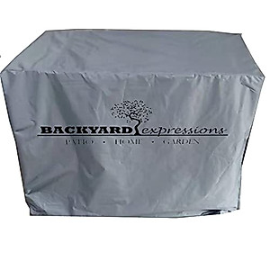 BACKYARD EXPRESSIONS PATIO · HOME · GARDEN 912399 Outdoor Patio Cover-600D Oxford Cloth- Grey- Works with 45 or 57 Quart Coolers-Backyard Expressions