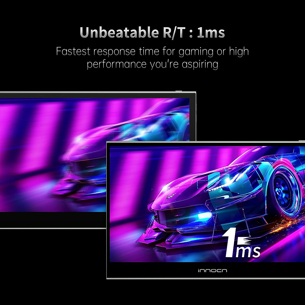 INNOCN 15.6" Portable Monitor - OLED Touch Monitor with Battery Second Touch Screen for Photo Editing with 4K, 100% DCI-P3, 100000:1, 10Bits, USB C External Monitor for Laptop,PC, Phone,Consoles