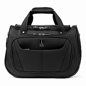 Travelpro Maxlite 5 Softside Lightweight Underseat Carry-On Travel Tote, Overnight Weekender Bag, Men and Women, Black, 18-Inch