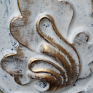 PLASTDECOR Ceiling Tile Faux tin Paint White Gold bar Decor Ceiling Panel PL30 Pack of 10pcs