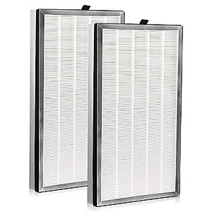LINNIW H13 True HEPA Replacement Filter, Compatible with MA Air Purifier 112 Series, 3-stage Pre-filter, H13 True HEPA and Activated Carbon Filter Set, 2 Pack