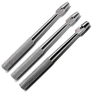 Dental Tissue Punch Straight 4mm, 5mm, 6mm Surgical Implant Stainless Steel 3 Pcs Instruments