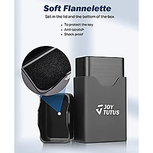 JOYTUTUS RFID Key Fob Protector, Aluminium Box for Fob Protector Signal Blocking, Key Fob Signal Blocker, Car Keyless Entry Fob Signal Blocking Case, Key Fob Protector RFID Blocking Box