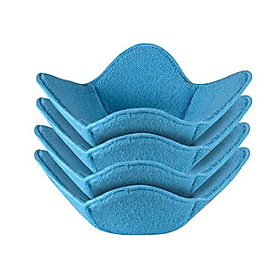 Microwave Bowl Holders Blue Light + Blue