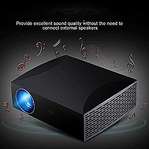 NIZYH HD 4K Projector Office HD Mobile Conference Wall Watching Movie Home Theater Projector