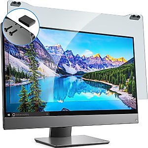ZYY Diagonal 27 Inch Anti Blue Light Screen Protector for (W 24 1/8 x H 14) Monitor, Desktop PC UV Blocking Filter for Eye Strain, Hanging Computer Screen Blue Light Blocker 27 Inch Monitor