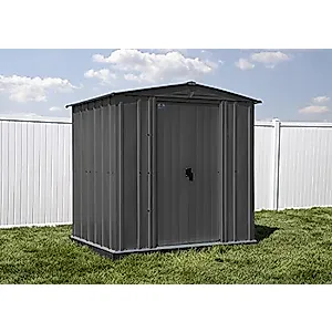 Arrow Shed Classic 6' x 5' Outdoor Padlockable Steel Storage Shed Building