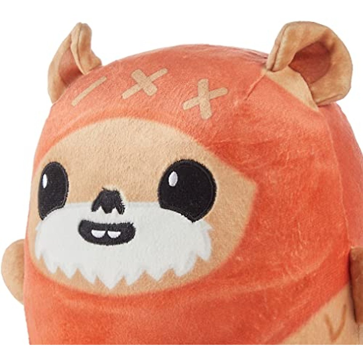 Star Wars Cuutopia 10-inch Ewok Plush, Soft Rounded Pillow Doll, Collectible Gift for Kids & Fans Ages 3 Years Old & Up