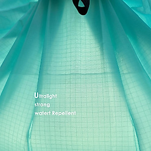 emma kites Black Ripstop Nylon Fabric 40 Denier, Pre-Cut Piece 3-Yard: 60"x108", Water Repellent Windproof Dustproof Airtight PU Coating