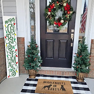 Christmas Stencils for Painting on Wood Large Xmas Merry Christmas Stencil Reusable for Paint Crafts Wall Porch Sign Glass Fabric Door (12 Christmas Sign 1)
