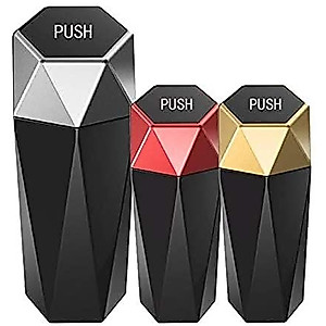 WXXGY Trash Can Garbage Bin Bedroom Bin Rubbish Basket for Home Office Kitchen Bath Garbage Can/Gold