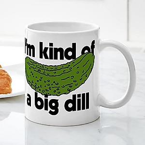 CafePress I'm Kind Of A Big Dill 15 Oz Ceramic Large Mug Ceramic Coffee Mug, Tea Cup 11 oz
