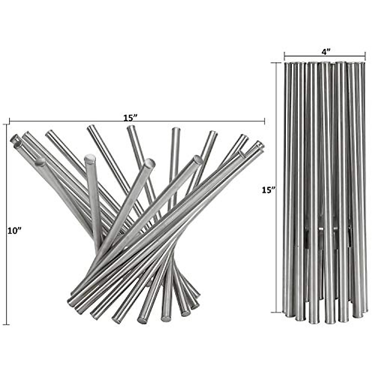 Nicunom Stainless Steel Rotation Fruit Bowl, Foldable Rotation Fruit Basket, Modern Countertop Fruit Basket Holder, Unique Design Decorative Fruit Stand Kitchen Storage, Silver