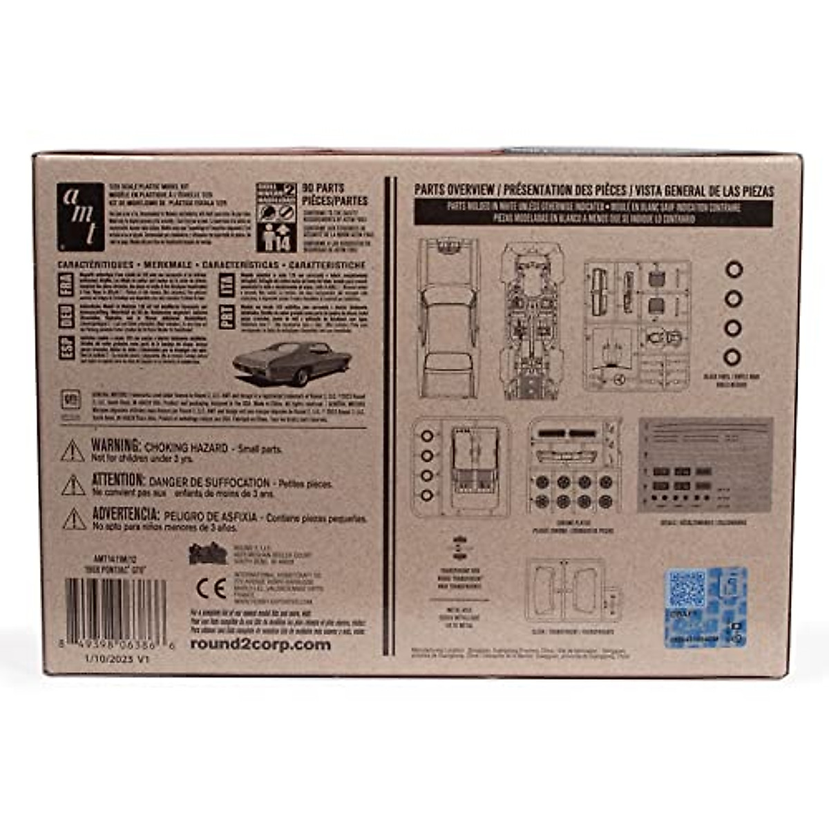AMT 1968 Pontiac GTO Hardtop Craftsman Plus 1:25 Scale Model Kit