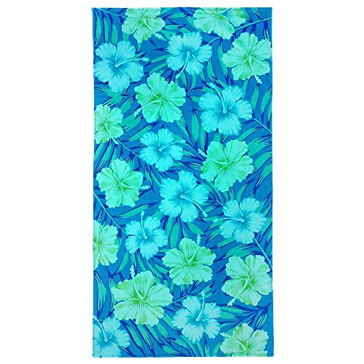 Kaufman - Colorful, Soft, Absorbent 30"X60" Hibiscus Fiber Reactive Beach Towel with ENDHEM - 4 PC Pack - 1427-4PK