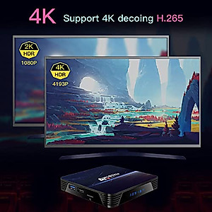 Android TV Box 11.0 4GB RAM 32GB ROM TV Box Android RK3318 Quad Core Ultra 3D 4K Support 2.4G 5.8G Dual WiFi Bluetooth 4.1 USB 3.0 100M Internet X88 PRO 10 Streaming Video Box