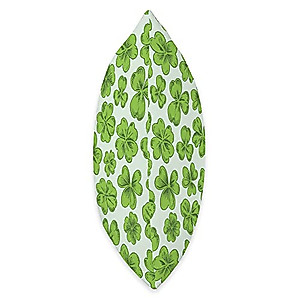 Charms are Lucky We Know It Gifts Four Leaf Clovers Lucky Can You Be Charmed Digital Pattern Throw Pillow, 18x18, Multicolor