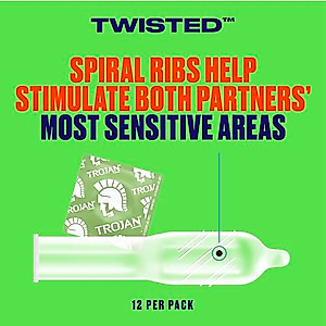 Trojan Pleasure Variety Pack Lubricated Condoms - 12 Count