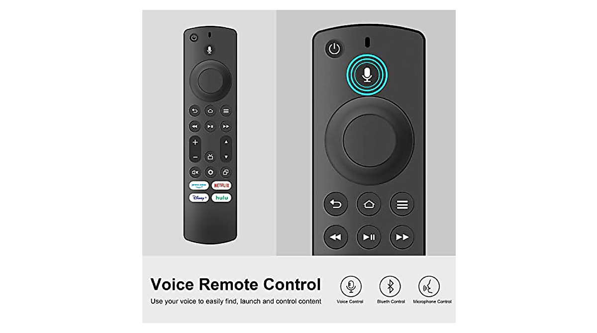 ZYK Voice Replacement Remote for Insignia Fire TV | Easy Voice Control