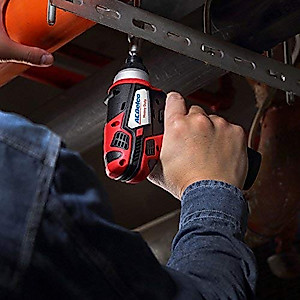 ACDelco ARI12105P G12 Series 12V Cordless Li-ion ¼” 82 ft-lbs. Impact Driver Tool Kit with 2 Batteries