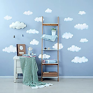DECOWALL DS9-1702 Clouds Kids Wall Stickers Wall Decals Peel and Stick Removable Wall Stickers for Kids Nursery Bedroom Living Room décor