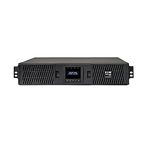 Eaton Tripp Lite Series SmartOnline 2200VA UPS, Pure Sine Wave Double-Conversion, 1800W, 2U Rack/Tower, Extended Run, Network Card Option, LCD, 2 Year Warranty & 250,000 Insurance (SU2200RTXLCD2U)