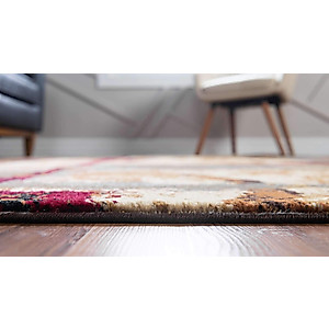 Unique Loom Barista Collection Area Rug - Catuai (2' 2" x 3' 1" Rectangle, Multi/ Brown)