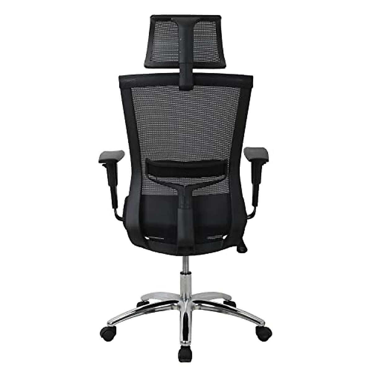 Home Ergonomic Office Chair Mesh Office Chair with Wheels，Office Desk Chair with Lumbar Support Armrest Executive Rolling Swivel Adjustable Height Mid Back Task Chair for Adults, Black