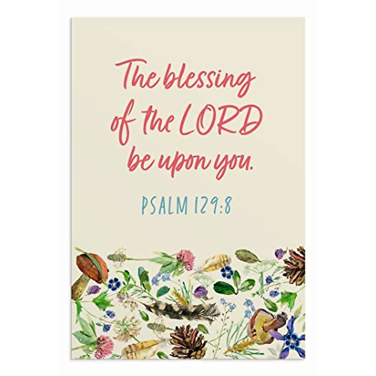 DaySpring - We Give Thanks - 4 Nature Design Assortment with Scripture - King James Version - 12 Thank You Boxed Cards & Envelopes (U0061)