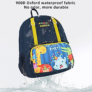 willikiva Cute Dinosaur Kids backpack for Girls Boys Preschool kids 3-5 Toddler(Giraffe)