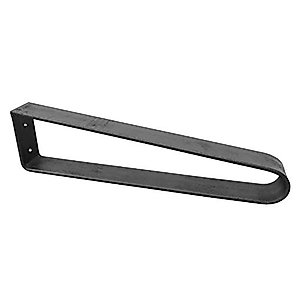 Hairpin Legs (Single Leg) (Size Ranges: 8" to 27") (1.5" Wide - 3/16" Thick Metal) U Shape Legs, U shape Legs, Coffee Table Legs, Furniture Legs, Bench Legs, Desk Leg, Industrial Modern, Home, DIY