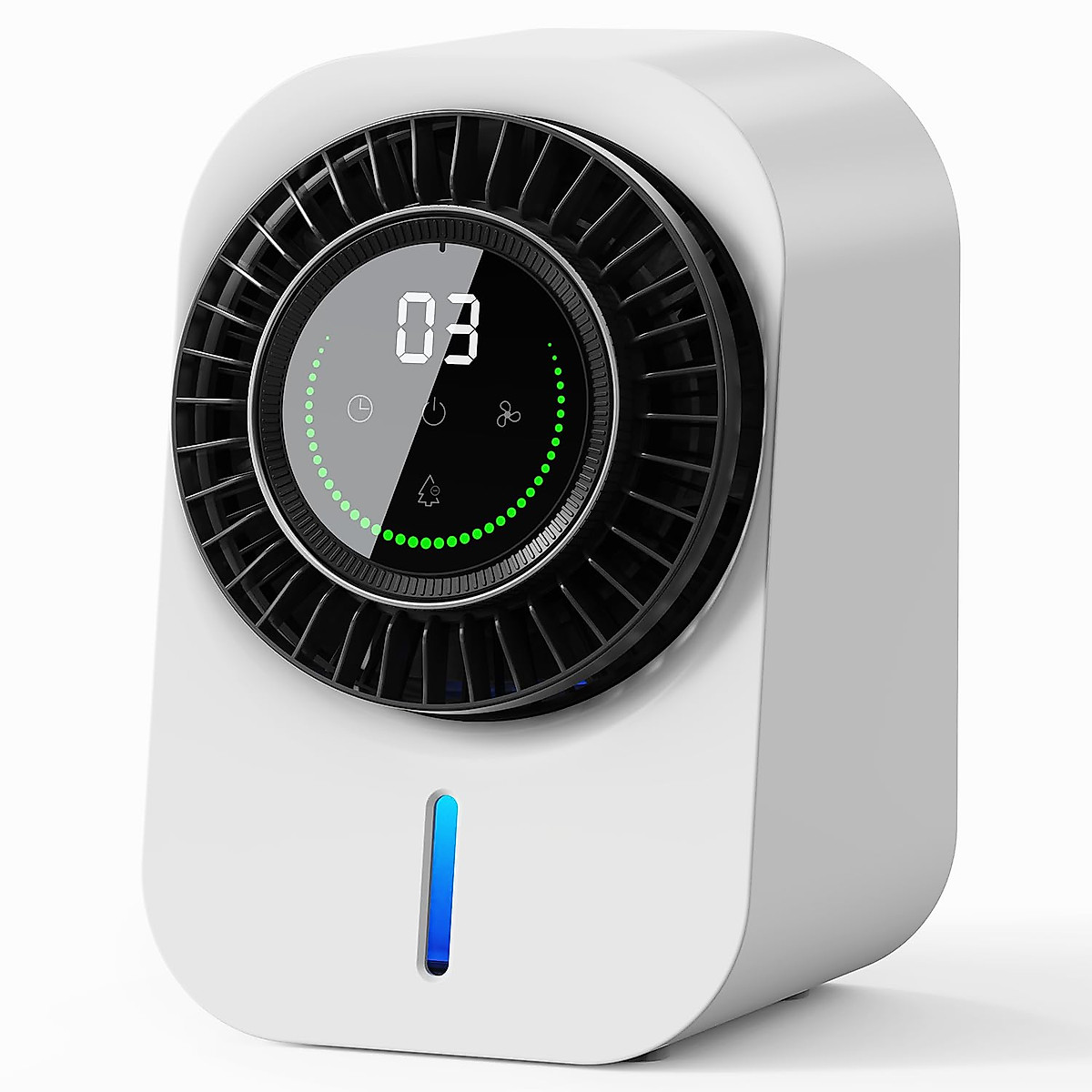 Portable Air Conditioners, Personal Evaporative Air Cooler with 3 Speeds &12H Timer, 600ML Cooling Fan Mini Air Conditioner, Portable AC Unit Fan for Room Bedroom Office Desk Camping