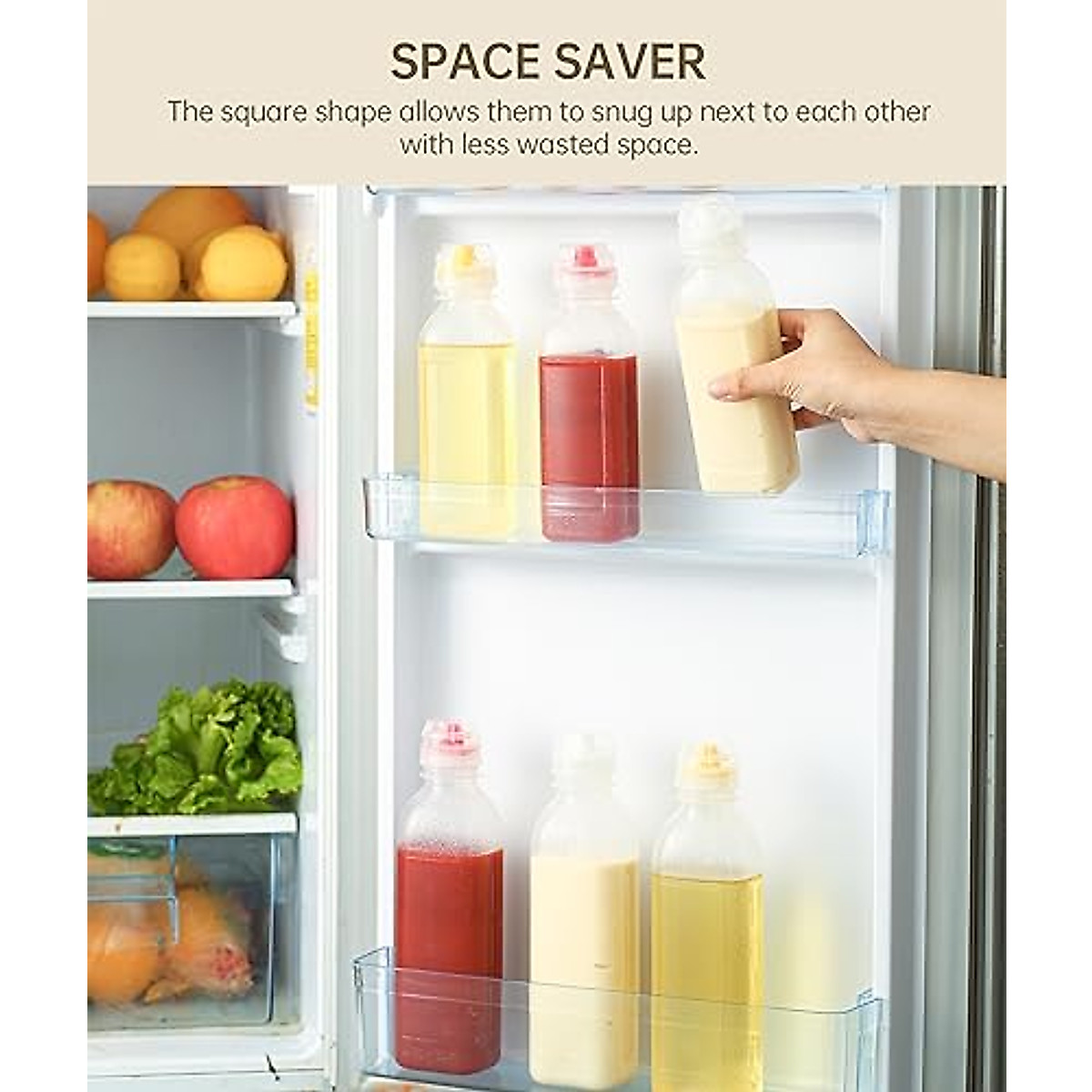 Qiuhome Condiment Squeeze Bottle Sauces Ketchup Bottles Squeeze Salad Dressing Container Honey Dispenser