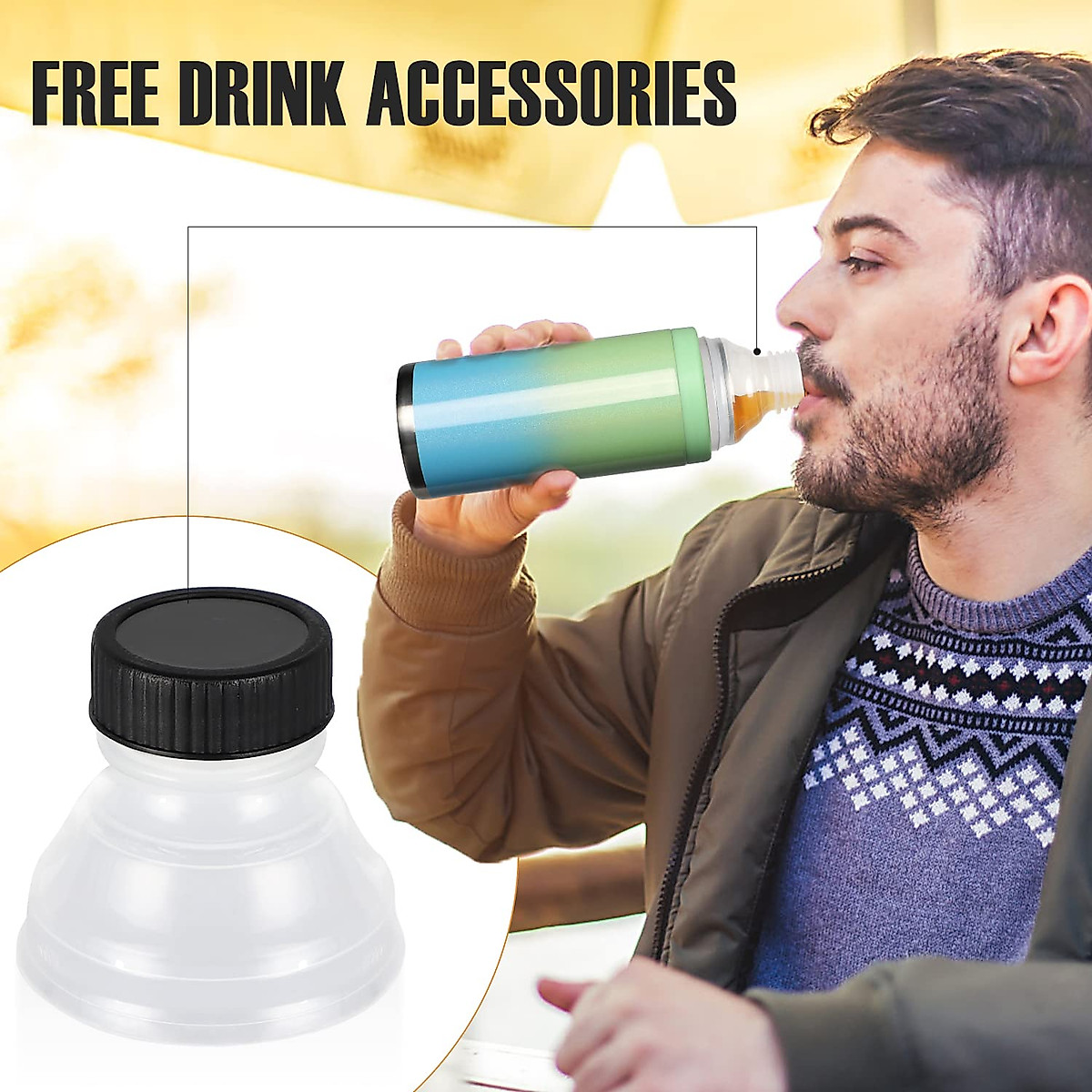 Skinny Can Cooler for 12 oz Slim Beer & Hard Seltzer | Stainless Steel Double-walled Vacuum Insulated Drink Holder