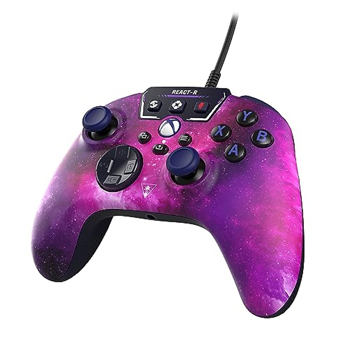 Turtle Beach REACT-R Wired Game Controller – Officially Licensed for Xbox Series X & S, Xbox One, and Windows 10|11 PC’s – Nebula