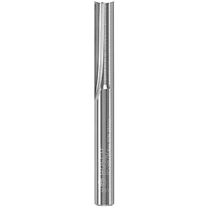 Bosch 85987MC 1/4 In. x 1 In. Solid Carbide Double-Flute Straight Router Bit
