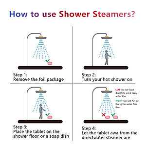 Shower Steamers Aromatherapy for Women or Men, 18 Pack Organic Essential Oil Shower Bombs, Self Care Home SPA Relaxation Stress Nasal Relief, Mothers Day Birthday Gift Set for Mom Who Have Everything