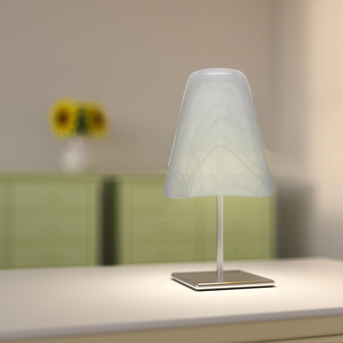 White Lampshade Glass Pendant Fixture Shades Chandelier Glass Lampshade Lamp Shades Replacement Glass Shades for Pendant Lights Pendant Light Glass Shade Pendant Light Shade